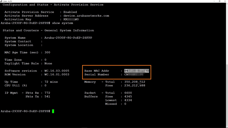 How to Add Devices to Aruba Central