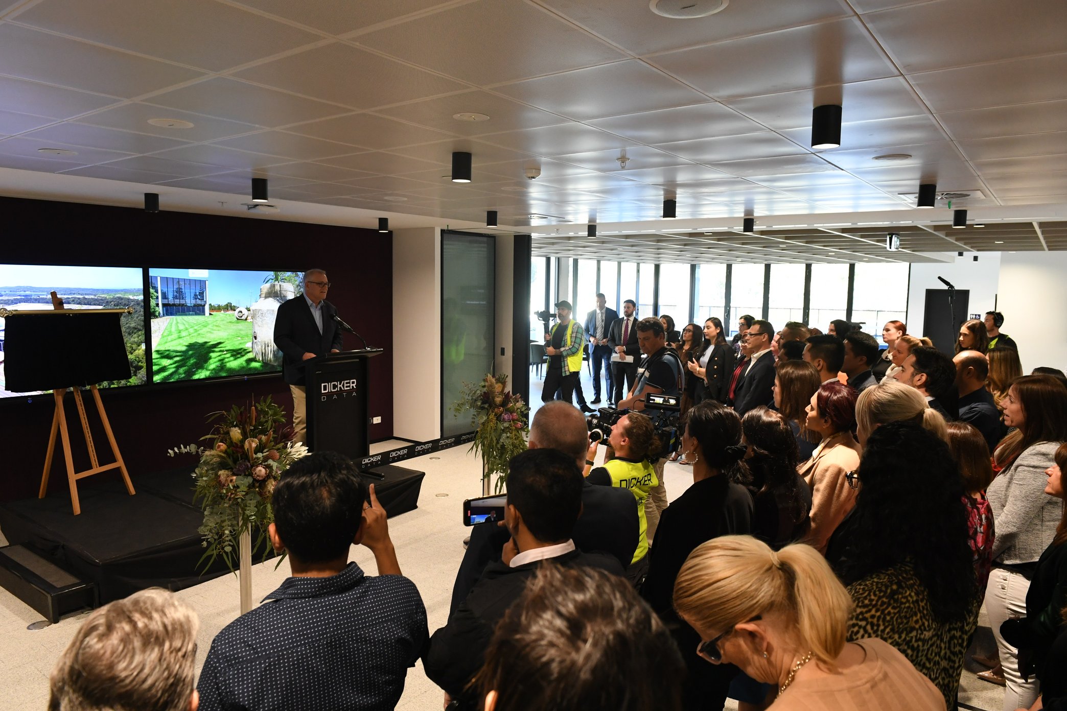 Prime Minister officially opens Dicker Data's new $74 million headquarters