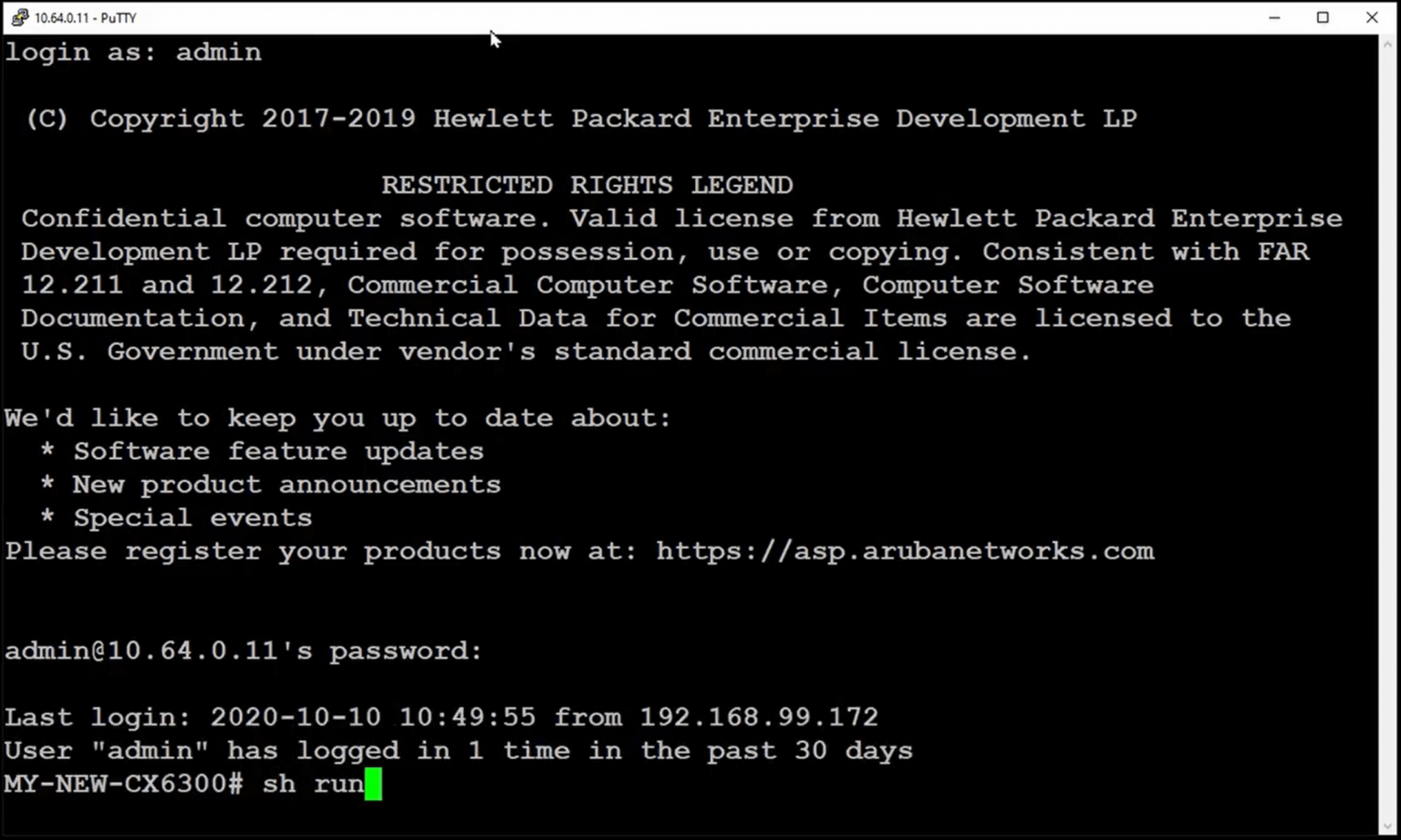 How to Get Started with Aruba CX 6300 Switch Config