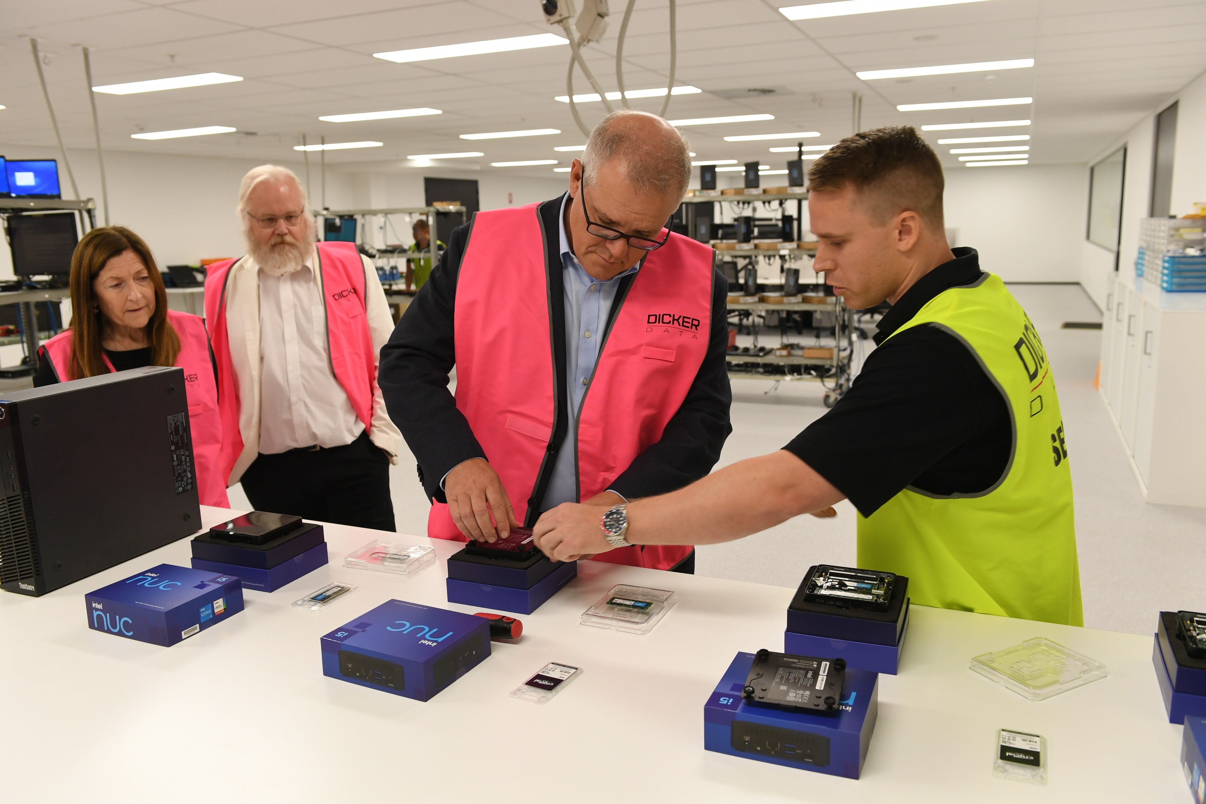 Prime Minister officially opens Dicker Data's new $74 million headquarters