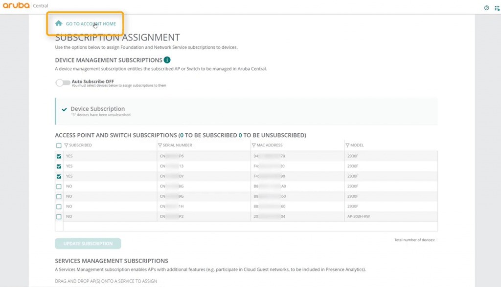 How to Remove Devices from Aruba Central