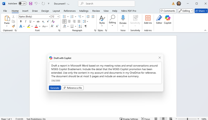 How to craft efficient prompts in Copilot