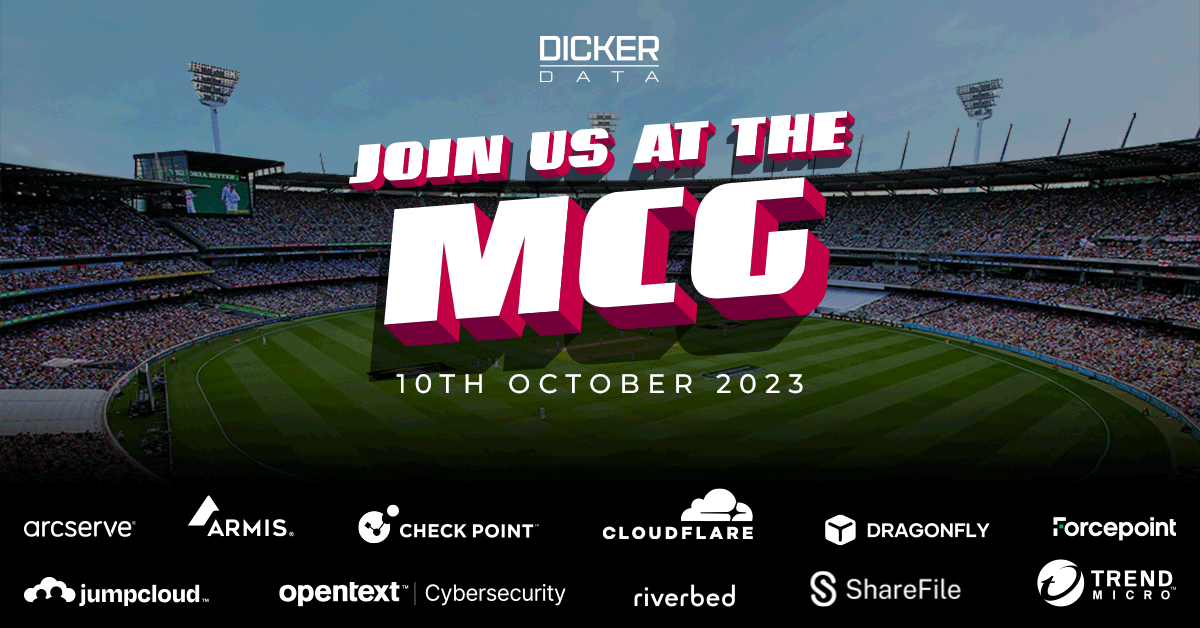 Join us at the MCG with the Dicker Data software team
